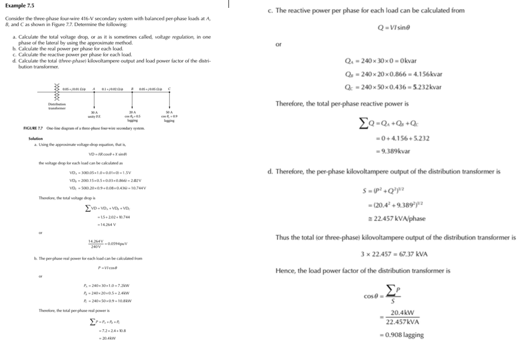 7.1 ﻿Consider Figure P7.1 ﻿and repeat Example | Chegg.com