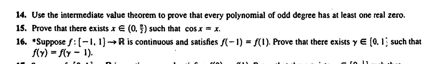 Solved 14. Use the intermediate value theorem to prove that | Chegg.com