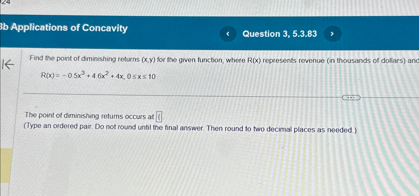 Solved 3b Applications of ConcavityQuestion 3, 5.3.83Find | Chegg.com