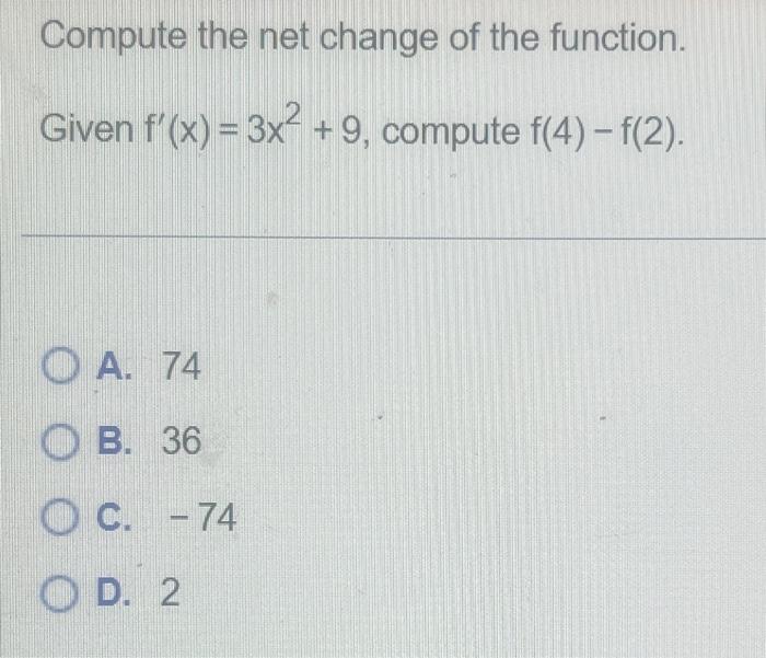 Suppose f(x) is an antiderivative of x2 and f(0)=1. | Chegg.com