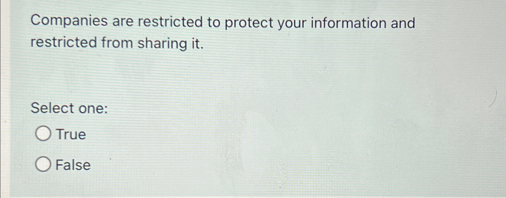 Solved Companies are restricted to protect your information | Chegg.com