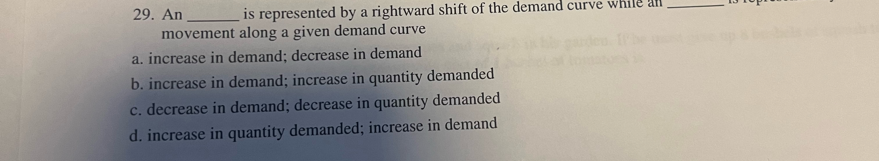 Solved An is represented by a rightward shift of the demand | Chegg.com