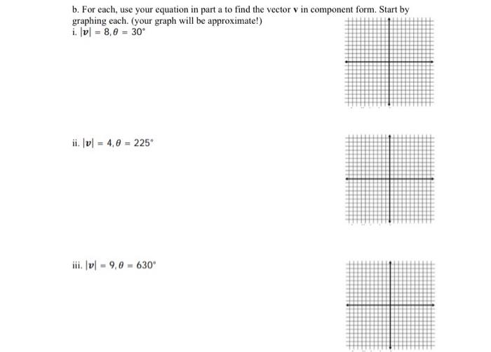 Solved b. For each, use your equation in part a to find the | Chegg.com