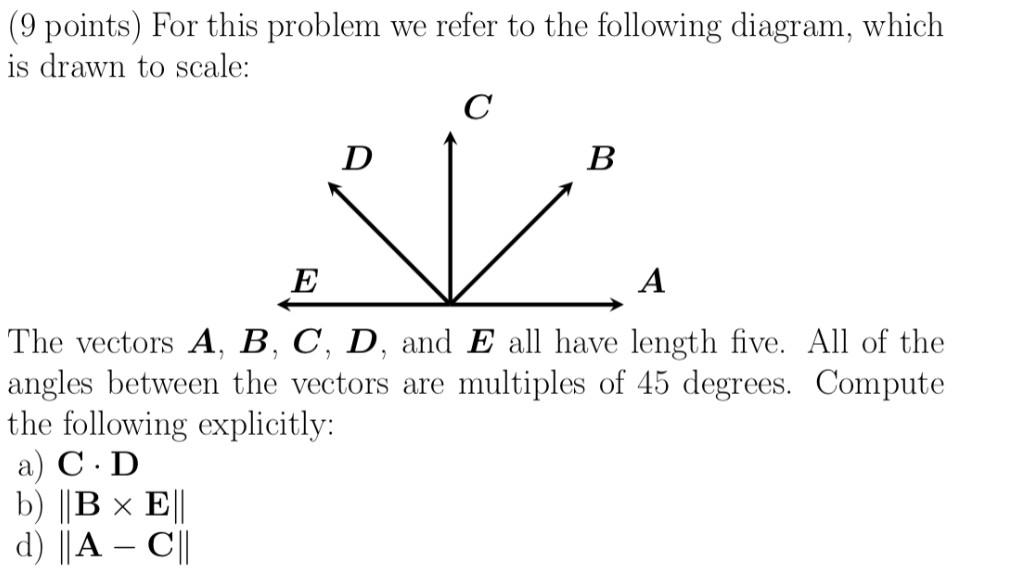 Solved For this problem we refer to the following diagram, | Chegg.com
