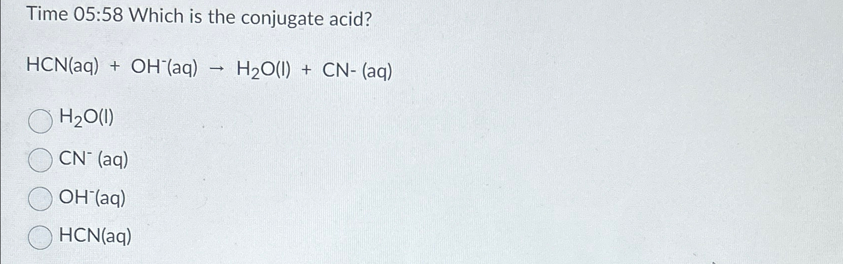 Solved Which is the conjugate | Chegg.com
