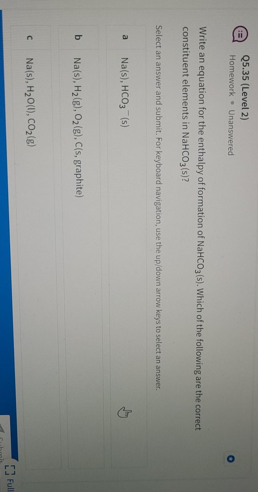 Solved i Q5.35 (Level 2) Homework - Unanswered Write an | Chegg.com Solved i Q5.35 (Level 2) Homework - Unanswered Write an | Chegg.com