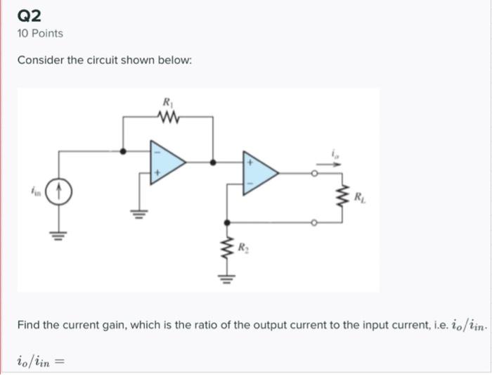 Solved Consider the circuit shown below: Find the current | Chegg.com
