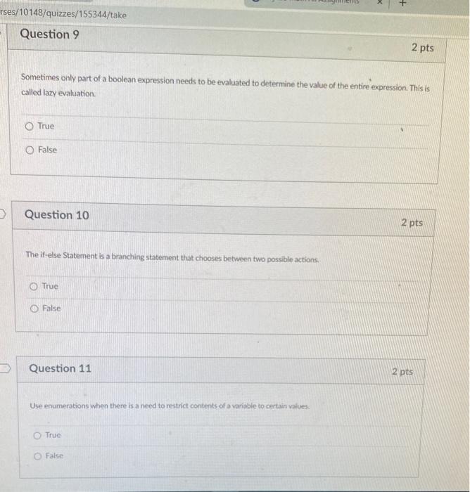 Solved When using short-circuit evaluation, if the first | Chegg.com