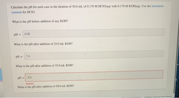 Solved A 25.00 mL sample of 0.340 M LiOH is titrated with | Chegg.com
