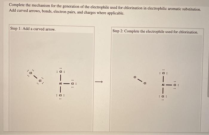 Solved Complete the mechanism for the generation of the | Chegg.com
