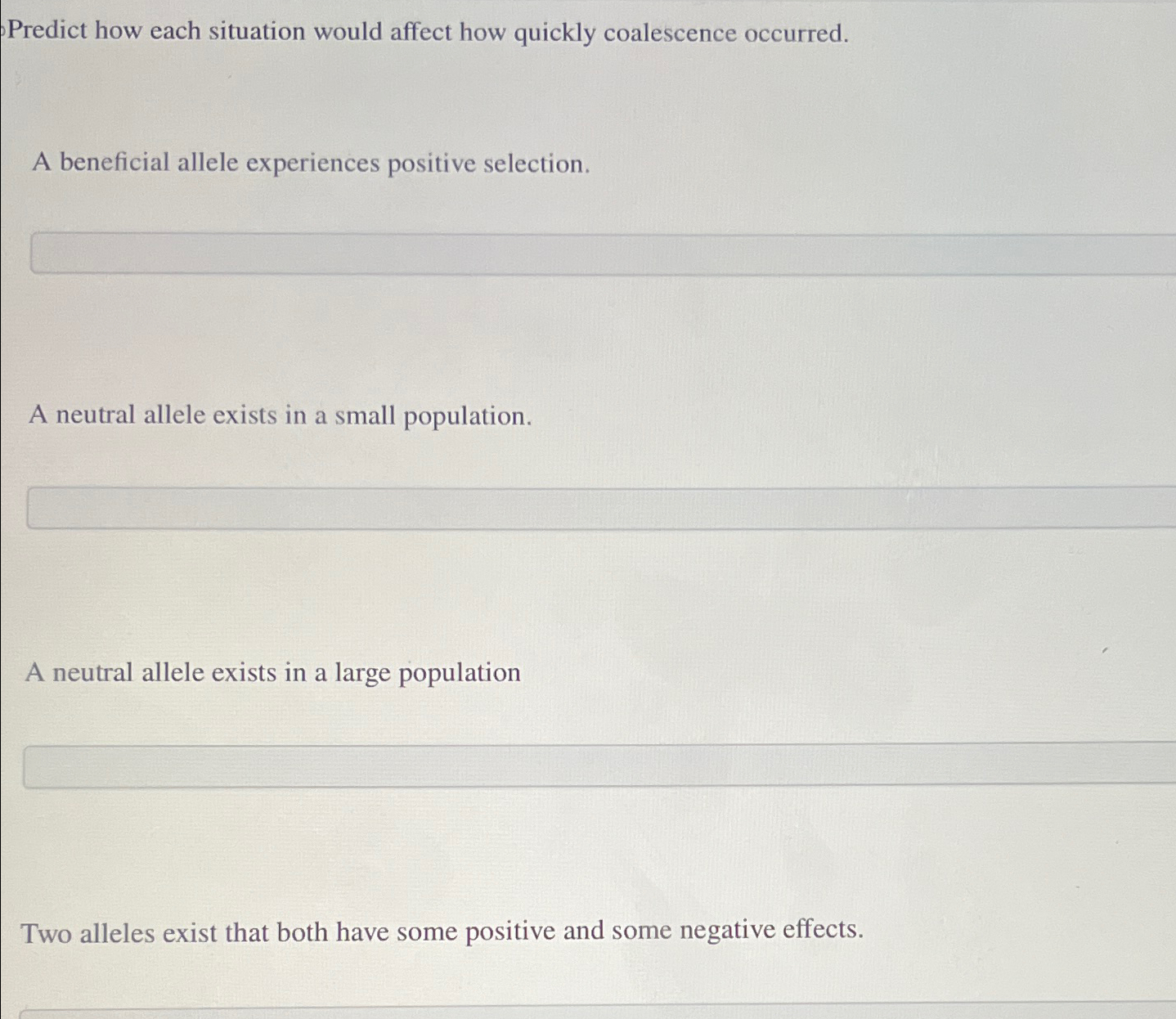 Solved Predict how each situation would affect how quickly | Chegg.com