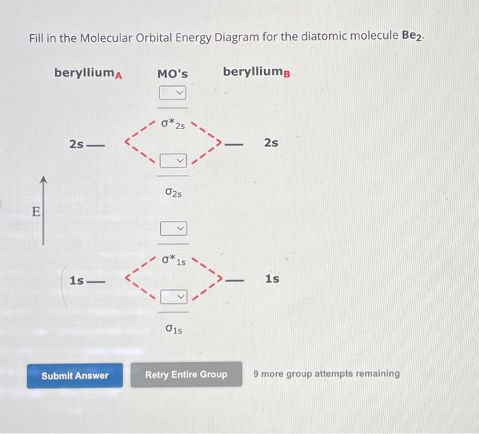 Solved For the diagram below, label each molecular orbital | Chegg.com