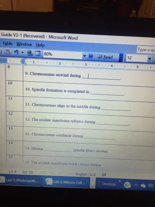 Solved Guide V3-1 (Recovered) - Microsoft Word Table Window | Chegg.com