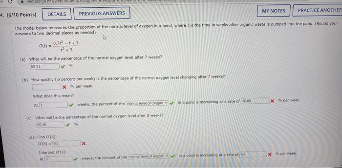 Solved webassign Network MY NOTES PRACTICE ANOTHER 4. (6/10 | Chegg.com