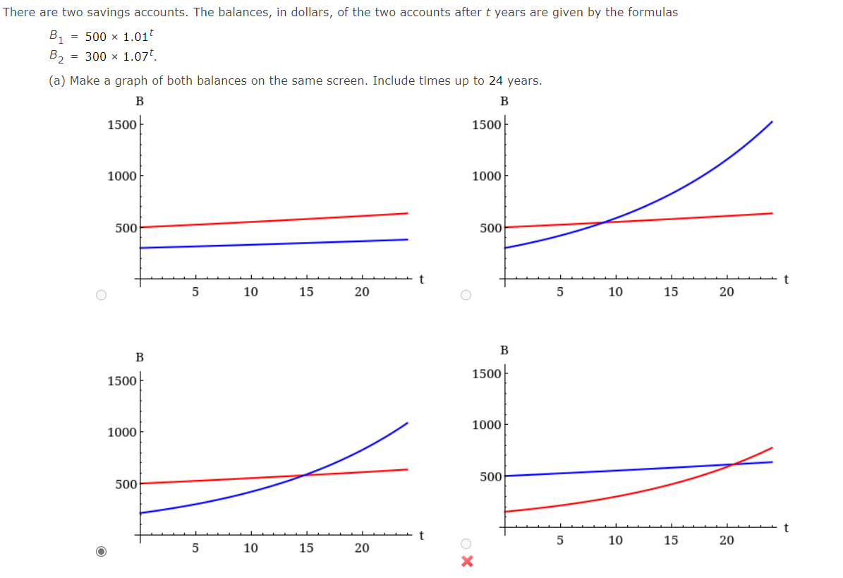 Solved There are two savings accounts. The balances, in | Chegg.com