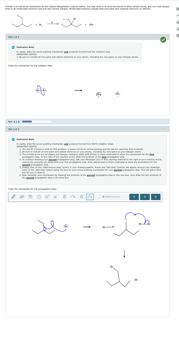 Solved Instructor NoteTo clanify, draw the arrow-pushing | Chegg.com