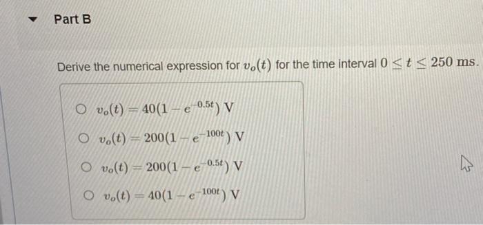 Solved The voltage pulse shown in (Figure 1) is applied to | Chegg.com