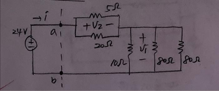 Solved 24V ai +12- m zor 1 w 101 son Isor | Chegg.com