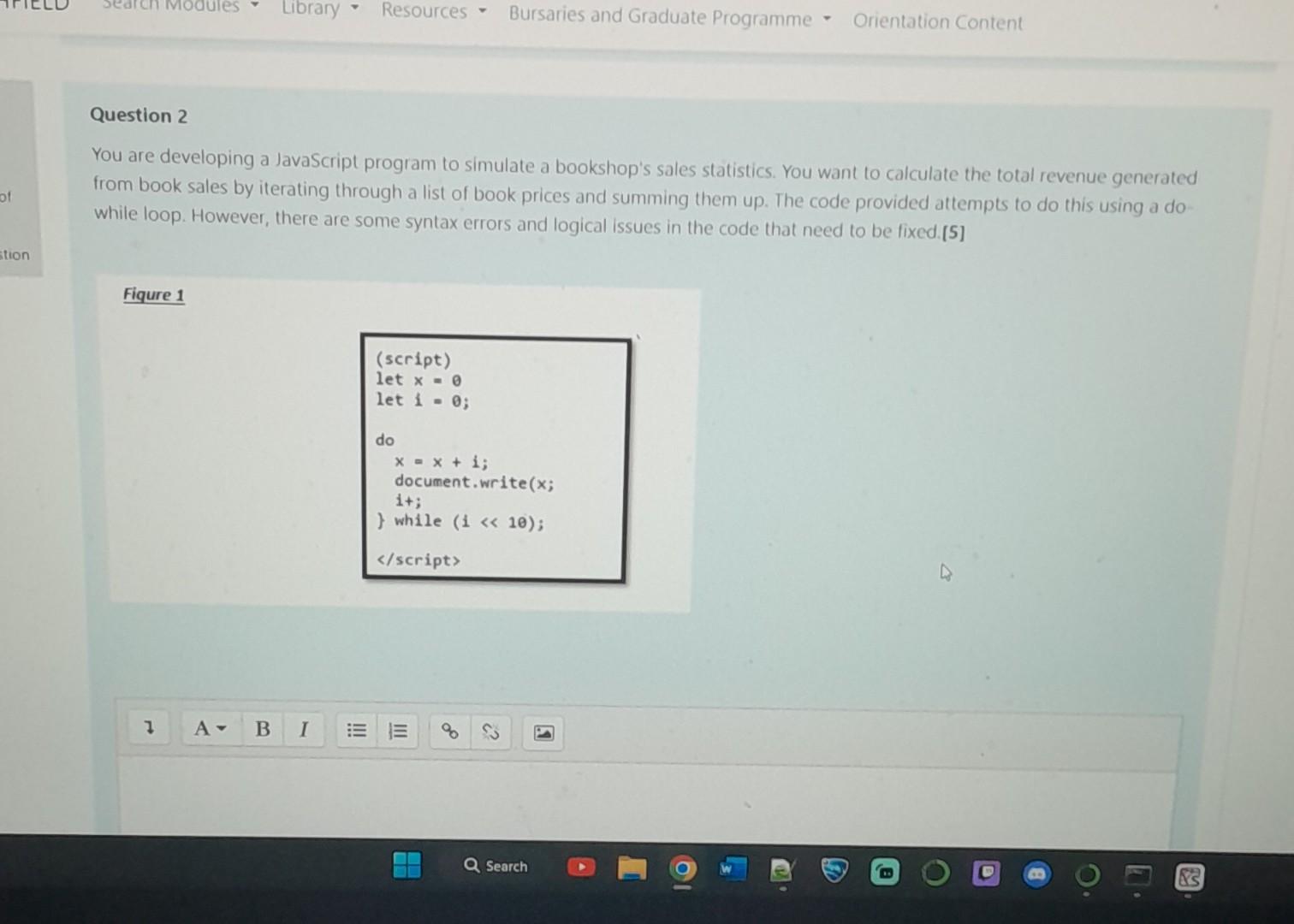 Solved You are developing a JavaScript program to simulate a | Chegg.com