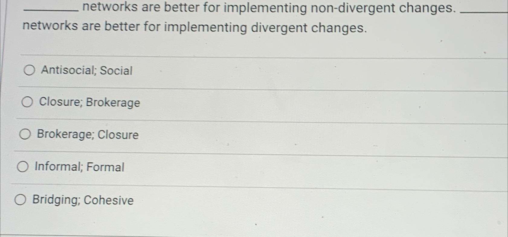 Solved networks are better for implementing non-divergent | Chegg.com