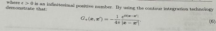 Solved where ϵ>0 is an infinitesimal positive number. By | Chegg.com