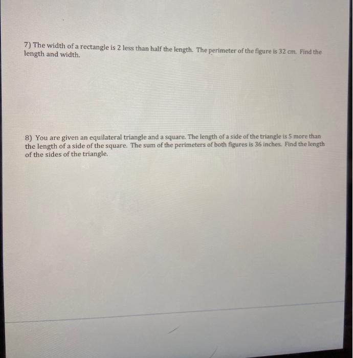 Solved 3) The greater of two numbers is seven less than | Chegg.com