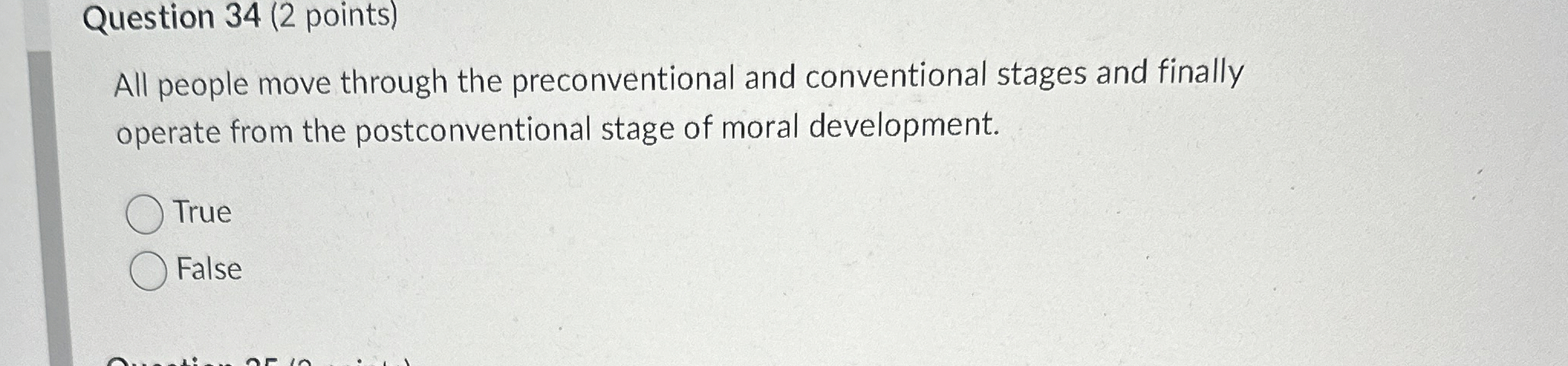 Solved Question 34 (2 ﻿points)All people move through the | Chegg.com