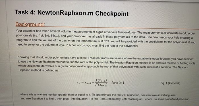 Solved Could someone please help me write the main script? I | Chegg.com