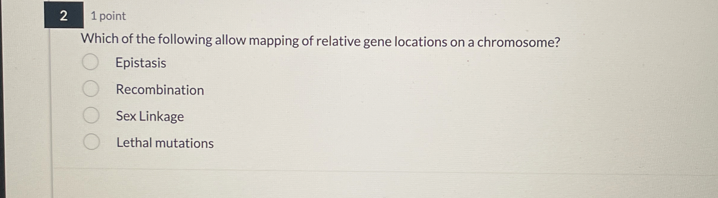 Solved 21 ﻿pointWhich of the following allow mapping of | Chegg.com