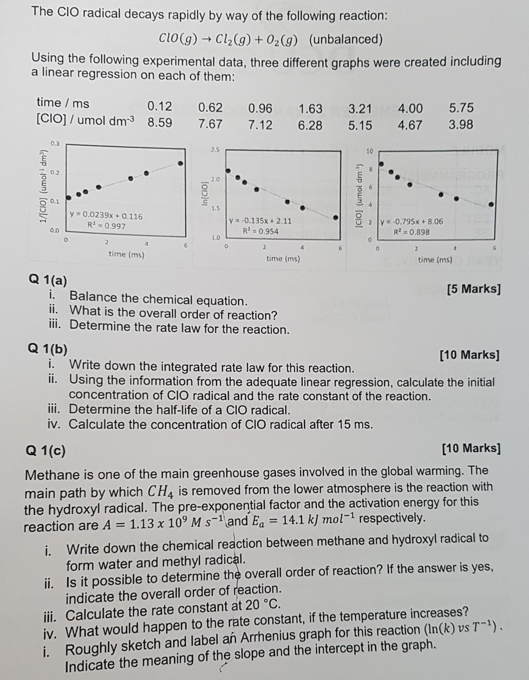 Solved Can you please answer all questions Q1(a), Q1(b), | Chegg.com