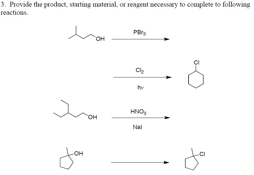 Solved Provide the product, starting material, or reagent | Chegg.com Solved Provide the product, starting material, or reagent | Chegg.com