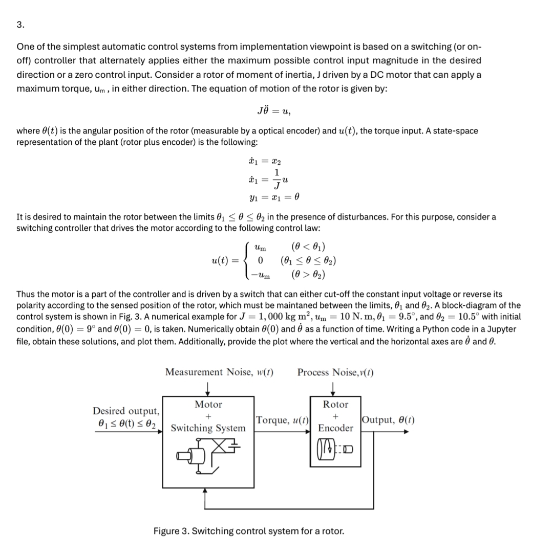 One of the simplest automatic control systems from | Chegg.com
