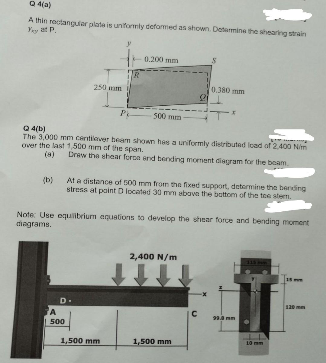 Solved Q 2(a) For the clevis connection shown, determine the | Chegg.com