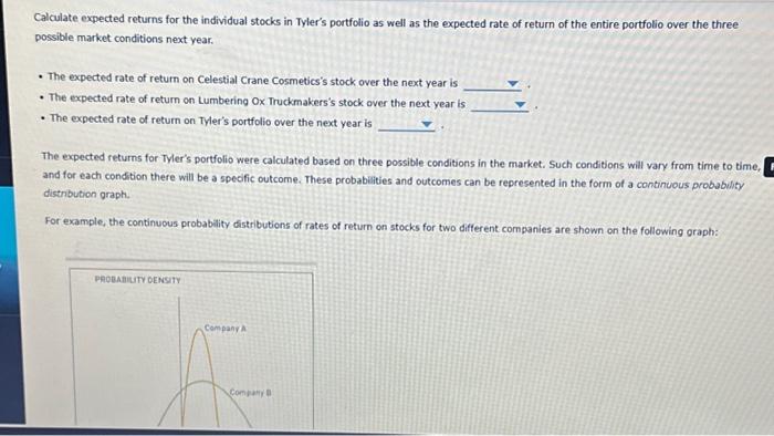 Solved Calculate expected returns for the individual stocks | Chegg.com