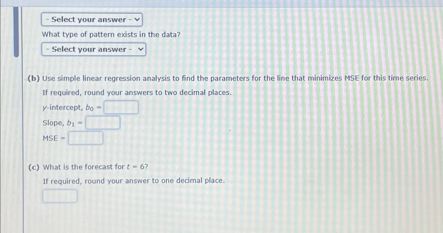 Solved Consider the following time | Chegg.com
