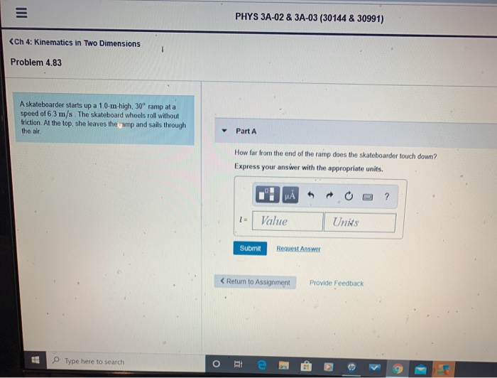 Solved PHYS 3A-02 & 3A-03 (30144 & 30991) | Chegg.com