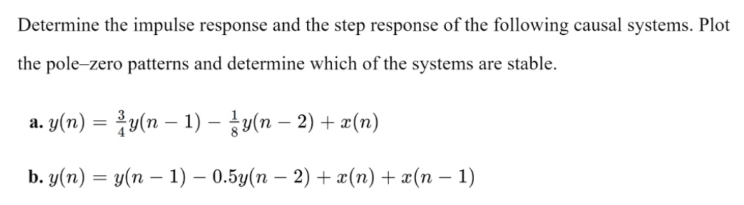 Solved Problem (1): (25 ﻿Points):Compute and plot the | Chegg.com