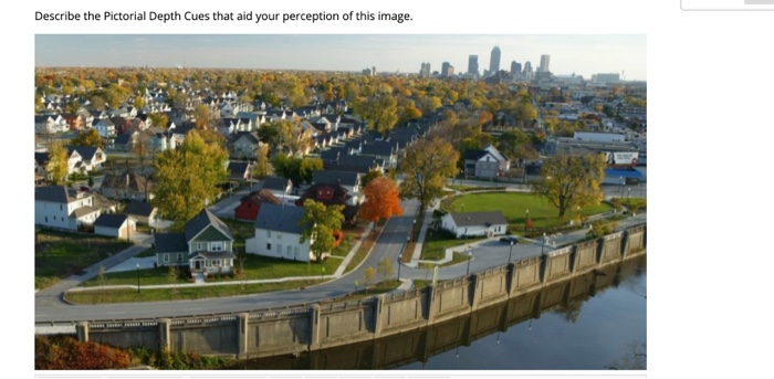 Solved Describe the Pictorial Depth Cues that aid your | Chegg.com