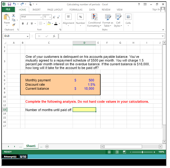 Solved Please answer in excel format, showing the formula | Chegg.com