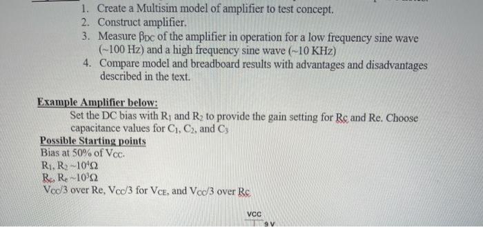 Objective: Create a digital gate using BJT | Chegg.com