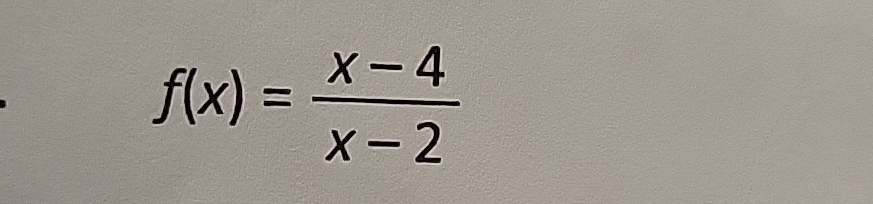Solved f(x)=x-4x-2 ﻿find domain and range | Chegg.com