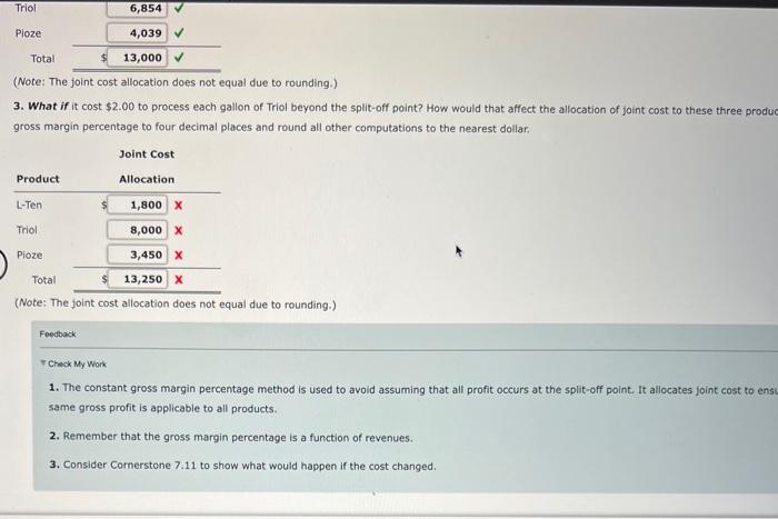 Solved Allocating Joint Costs Using the Constant Gross | Chegg.com
