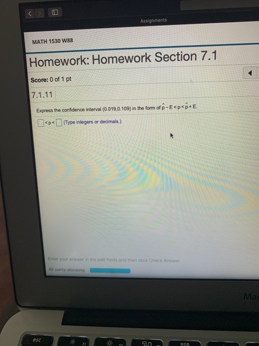 Solved Assignments MATH 1530 W88 Homework: Homework Section | Chegg.com Solved Assignments MATH 1530 W88 Homework: Homework Section | Chegg.com