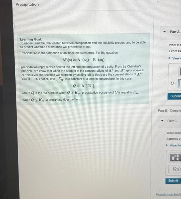 Solved Learning Goal: To understand the relationship between | Chegg.com