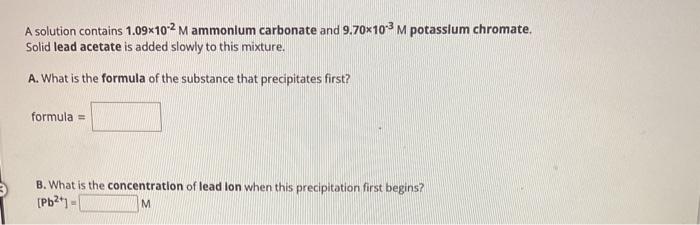 Solved A solution contains 1.27×10−2M manganese(II) acetate | Chegg.com