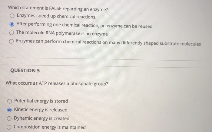 Solved Which of the summary statements below best describes | Chegg.com