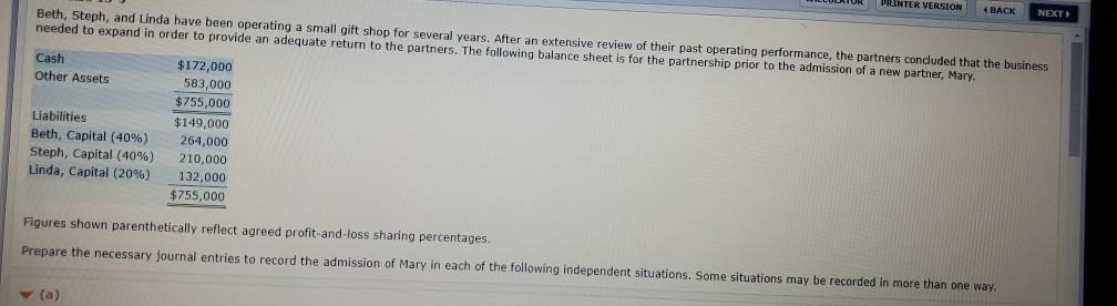 Solved Do bonus method and goodwill method for: c. Mary is | Chegg.com