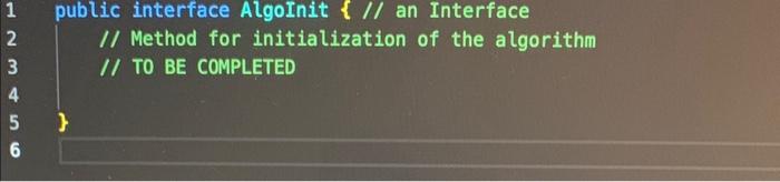Solved 2. Complete the Java file AlgoInit. Java by declaring | Chegg.com