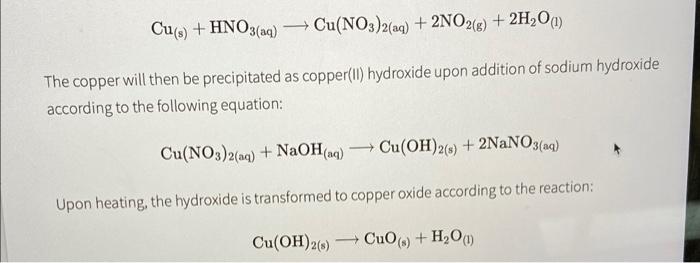 Solved - Cus) + HNO3(aq) + Cu(NO3)2(aq) + 2NO2(g) + 2H201) | Chegg.com