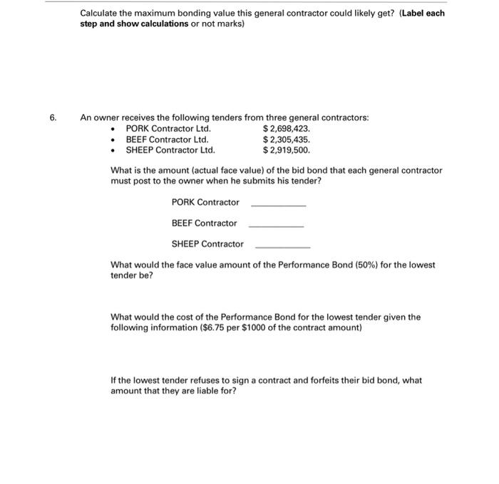Solved ASSIGNMENT\#2 | Tendering Problems (Show all | Chegg.com
